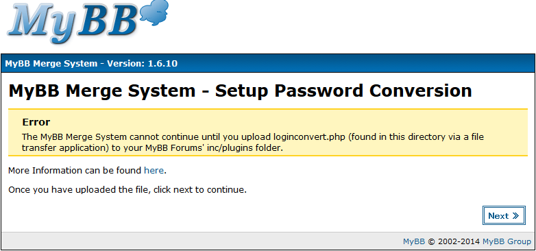 MyBBのインストール | admin note